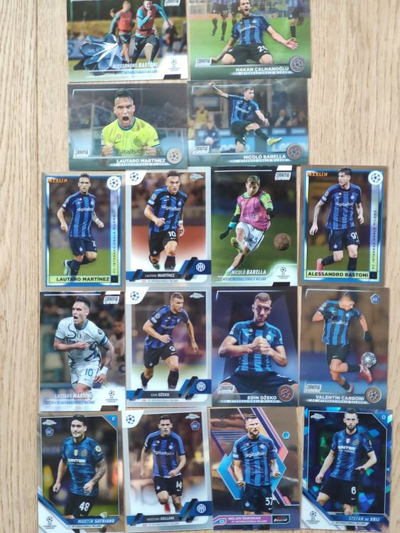 Inter Mailand 16 Karten div Serien (Lautaro Martinez, etc.) | Kaufen ...
