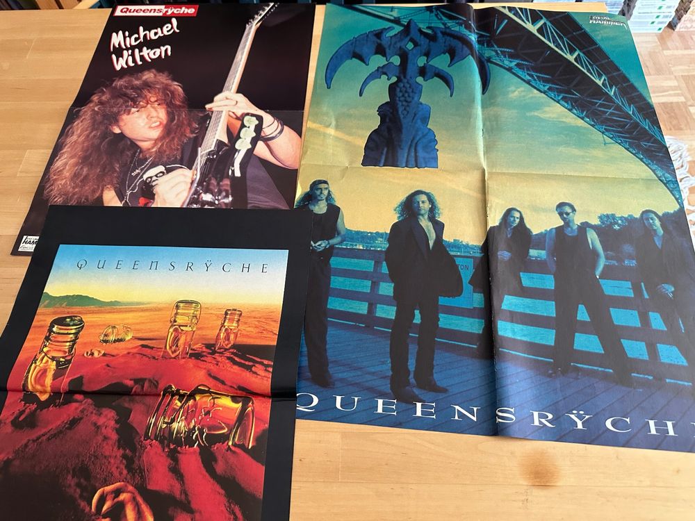 QUEENSRYCHE tolle rare Poster Sammlung Heavy Metal Top Kult (Gebraucht ...