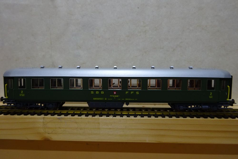 Roco SBB Abteilpersonenwagen. 2.Kl. LED Beleuchtung. H0.DC. (Gebraucht) in Werthenstein für CHF ...