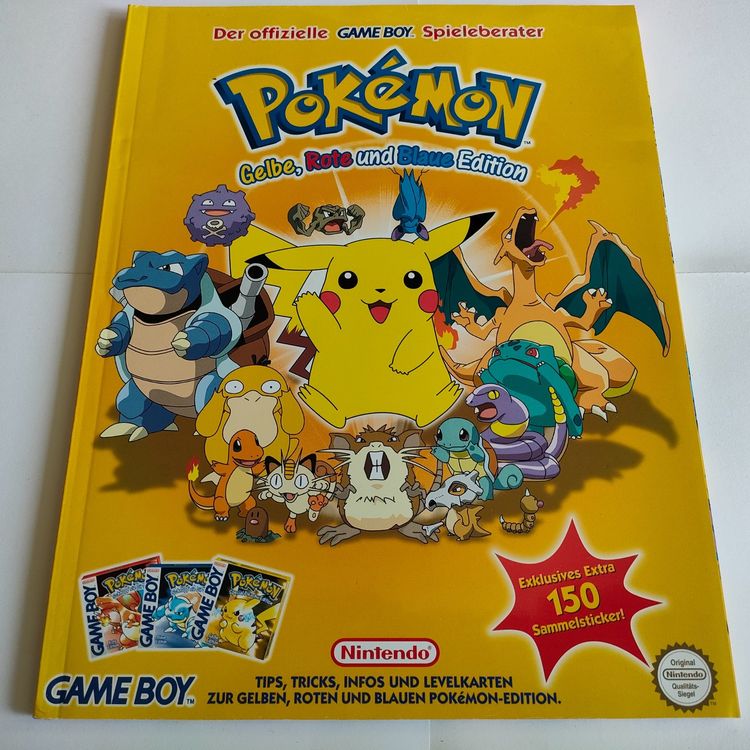 Pokemon Gelb, Blau & Rot - Spieleberater / Guide Book (Gebraucht) in ...