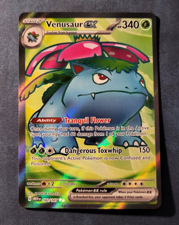 Pokémon 151 - Venusaur ex 182/165 (Neu (gemäss Beschreibung)) in ...