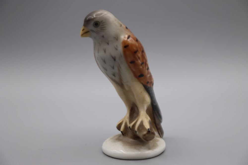 Rare - HEREND Hungary Porzellan Figur Falke - Top! (Gebraucht) in für ...