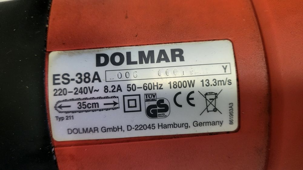 Kraftvolle Elektro Kettensäge - DOLMAR ES-38A (Gebraucht) in Brittnau ...