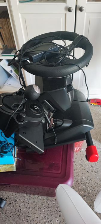 Volant Logitech G920 avec pédales et levier de vitesse (D'occasion) à ...
