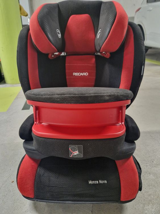 Recaro Monza Nova IS Kindersitz, Top Zustand, Rot/Schwarz (Gebraucht ...