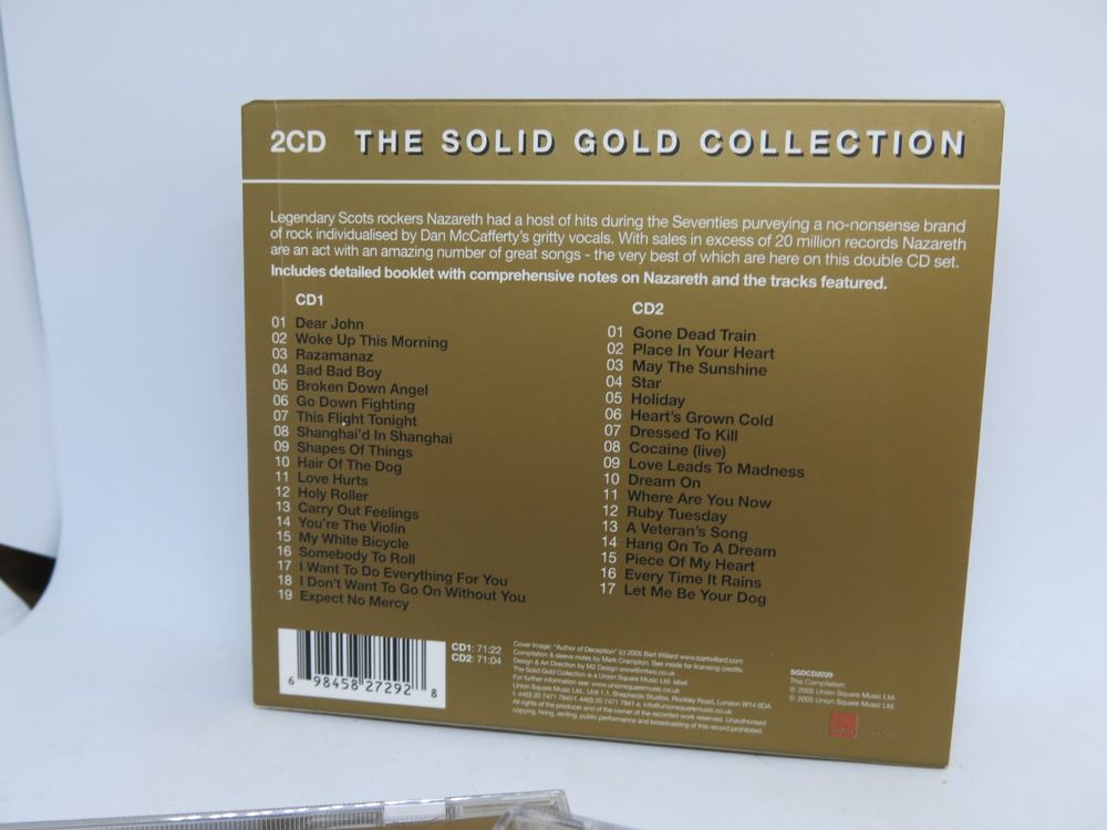 2 CD Set: Nazareth - The Solid Gold Collection (Gebraucht) in Ernetschwil für CHF 2 – mit ...