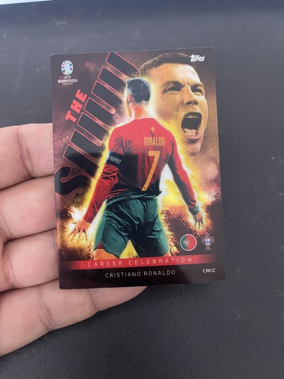 Toops Match Attax Cristiano Ronaldo Celebration Card (Gebraucht) in ...