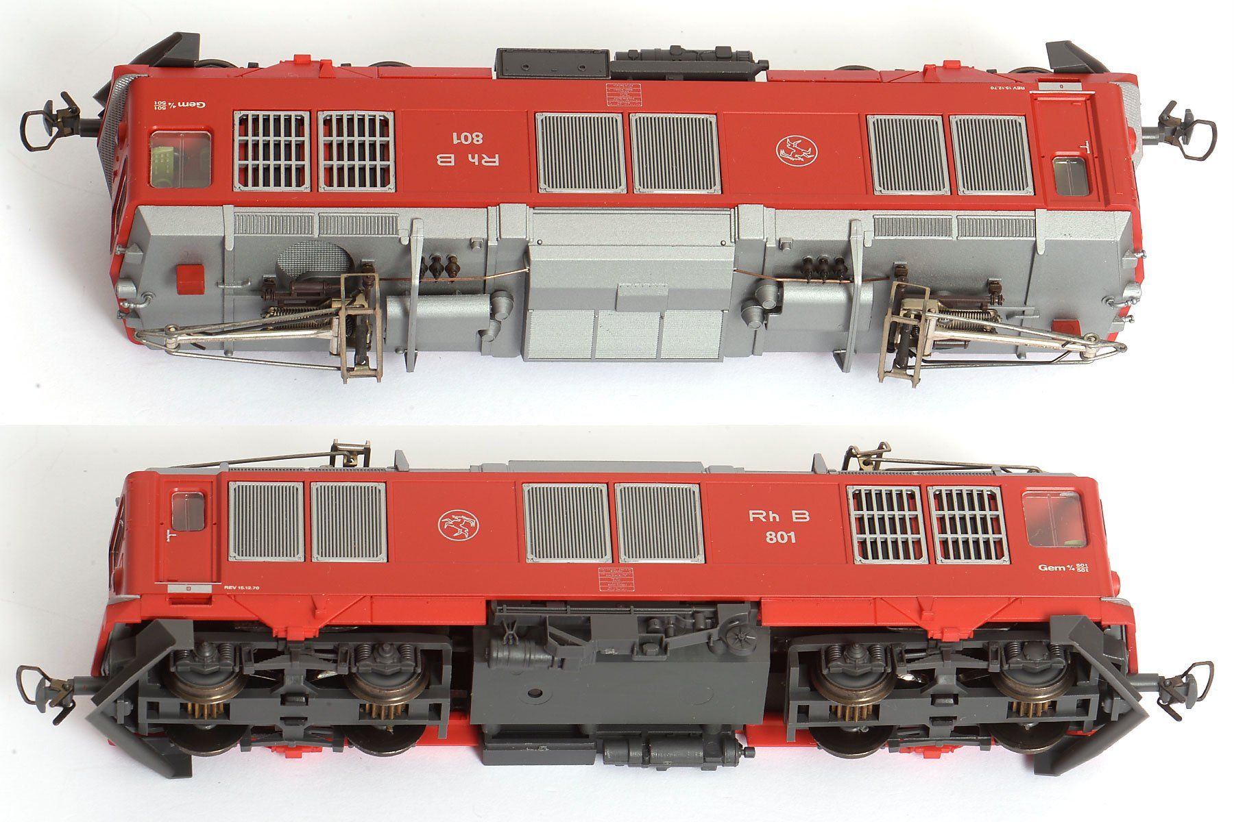 BEMO RhB Zweikraft Lokk Gem 4/4 801, OVP 1267 101 (Gebraucht) in ...
