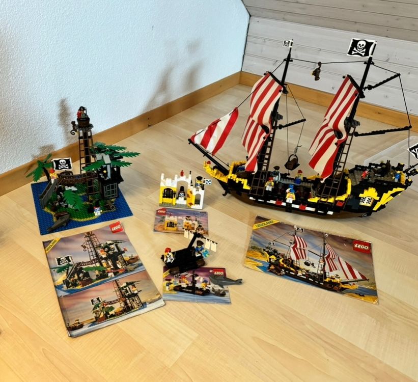 4 Lego-Sets!Piratenschiff 6285+Pirateninsel 6270+Floss 6257 | Acheter ...