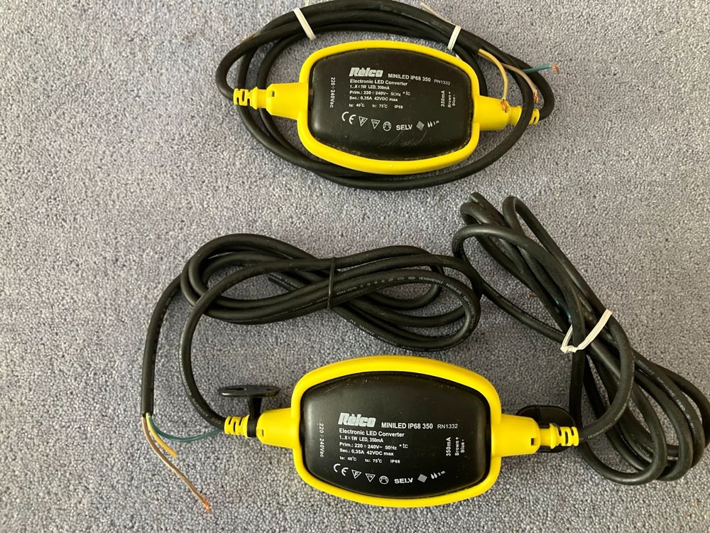 2 Stk. Relco MINILED IP68 350mA LED Konverter (Gebraucht) in Neunkirch ...