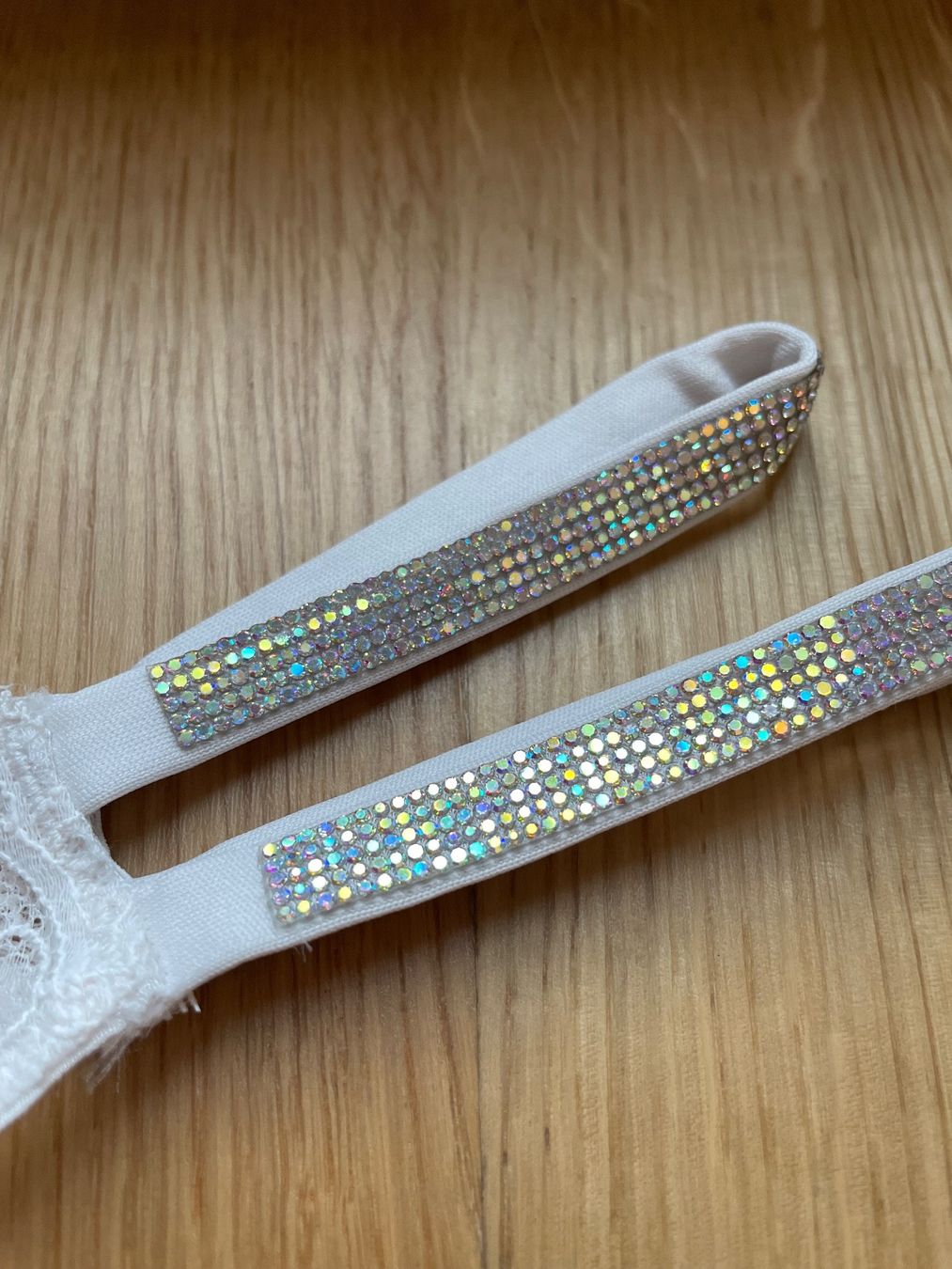 Victoria’s Secret Double Shine Strap Lace Thong M NEW (Neu und ...