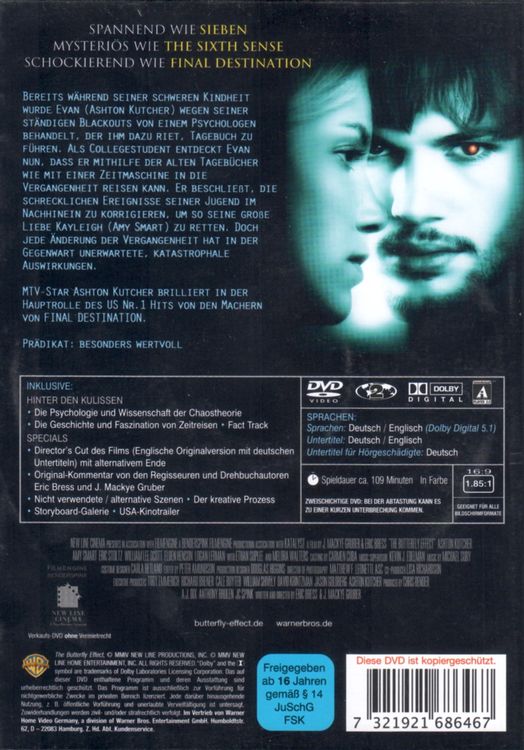 DVD: Butterfly Effect (Teil 1, 2 und 3) (Gebraucht) in Tägerig für CHF ...