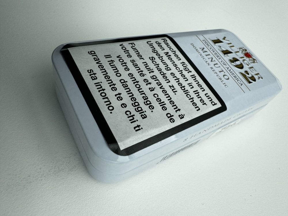 Sehr schöne Metall Zigarrillo-Box Villiger 1492 Minuto | Kaufen auf Ricardo