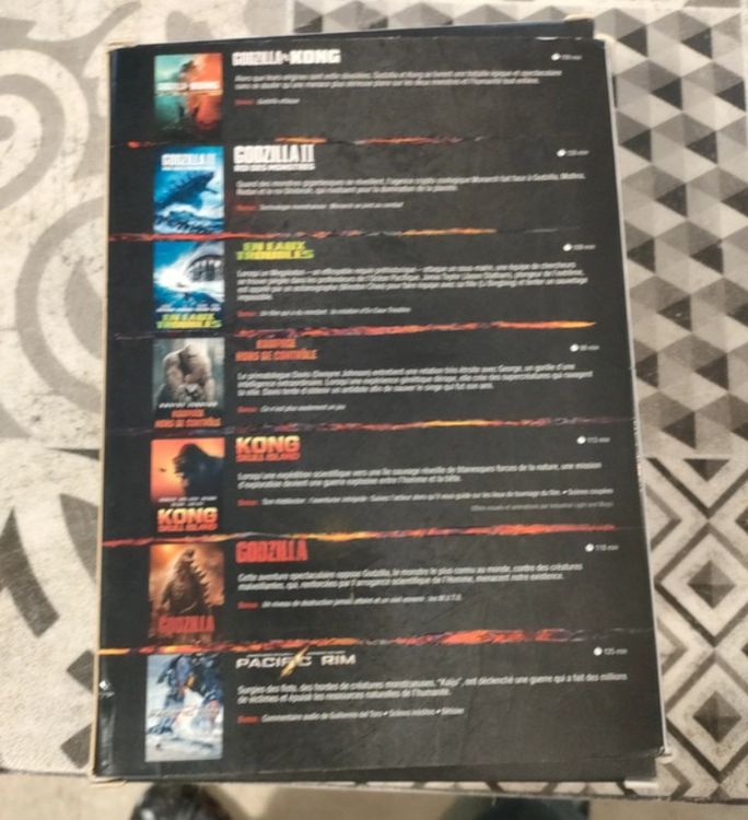 Coffret DVD Monstres: Godzilla, Kong, Rampage, Pacific… (D'occasion) à ...