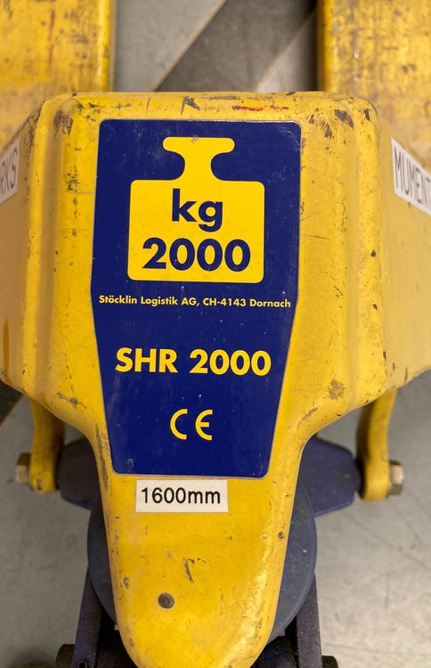 Stöcklin Schnellhubwagen SHR 2000 (Gebraucht) in Basel für CHF 475 – nur Abholung auf Ricardo kaufen