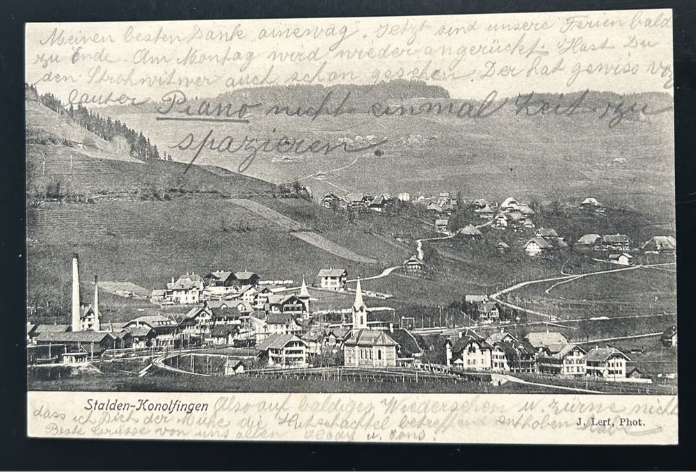 AK Stalden- Konolfingen 1908 (Gebraucht) in Horw für CHF 8 – mit ...