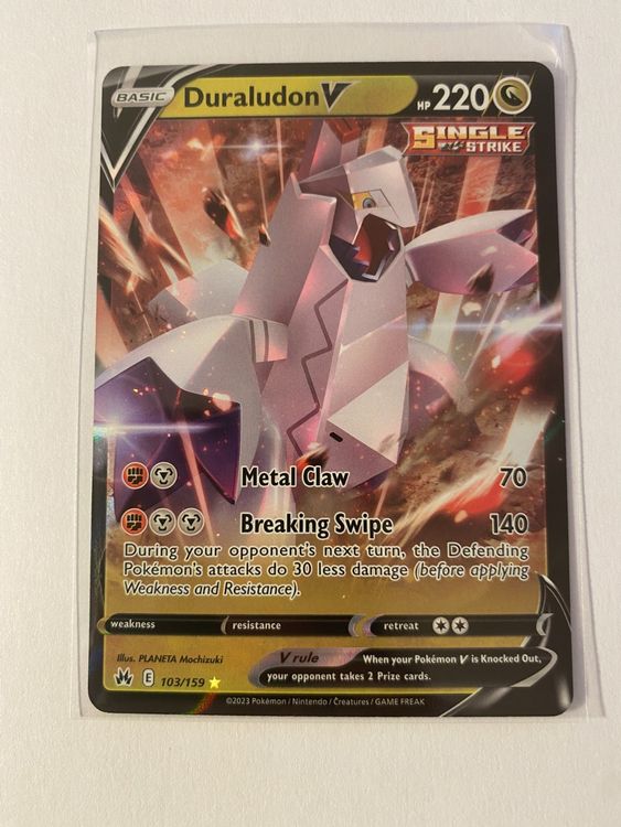 Pokemon Duraludon V 103/159 Crown Zenith EN | Kaufen auf Ricardo