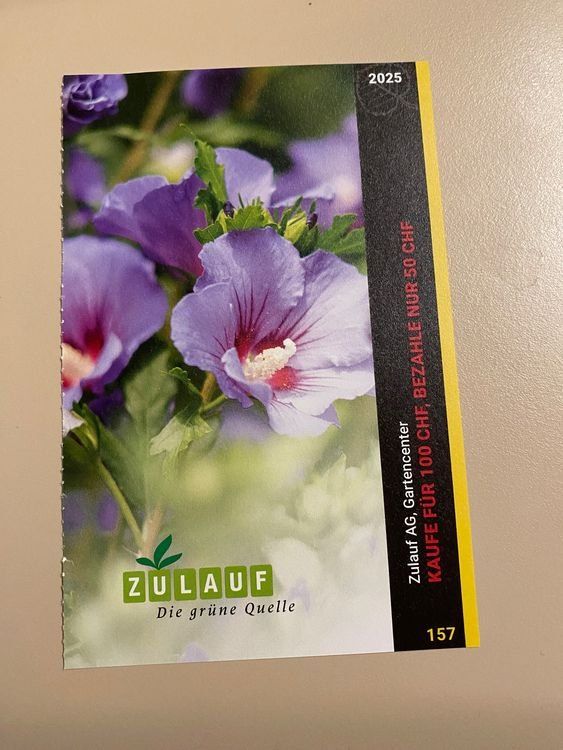 Zulauf Gartencenter Schinznach Rabatt bis CHF 50.00 (Neu und ...