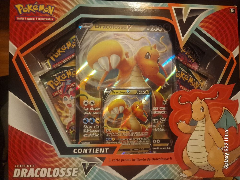 Coffret Pokémon Dracolosse V FR scellé Évolution Céleste (Neu und ...