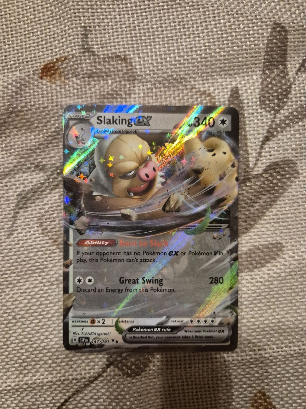 Slaking Ex Pokemon SSP 147/191 EN (Neu (gemäss Beschreibung)) in ...