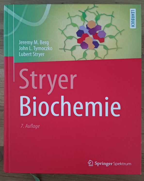 Stryer Biochemie 7. Auflage (Gebraucht) in Zürich für CHF 20 – mit ...