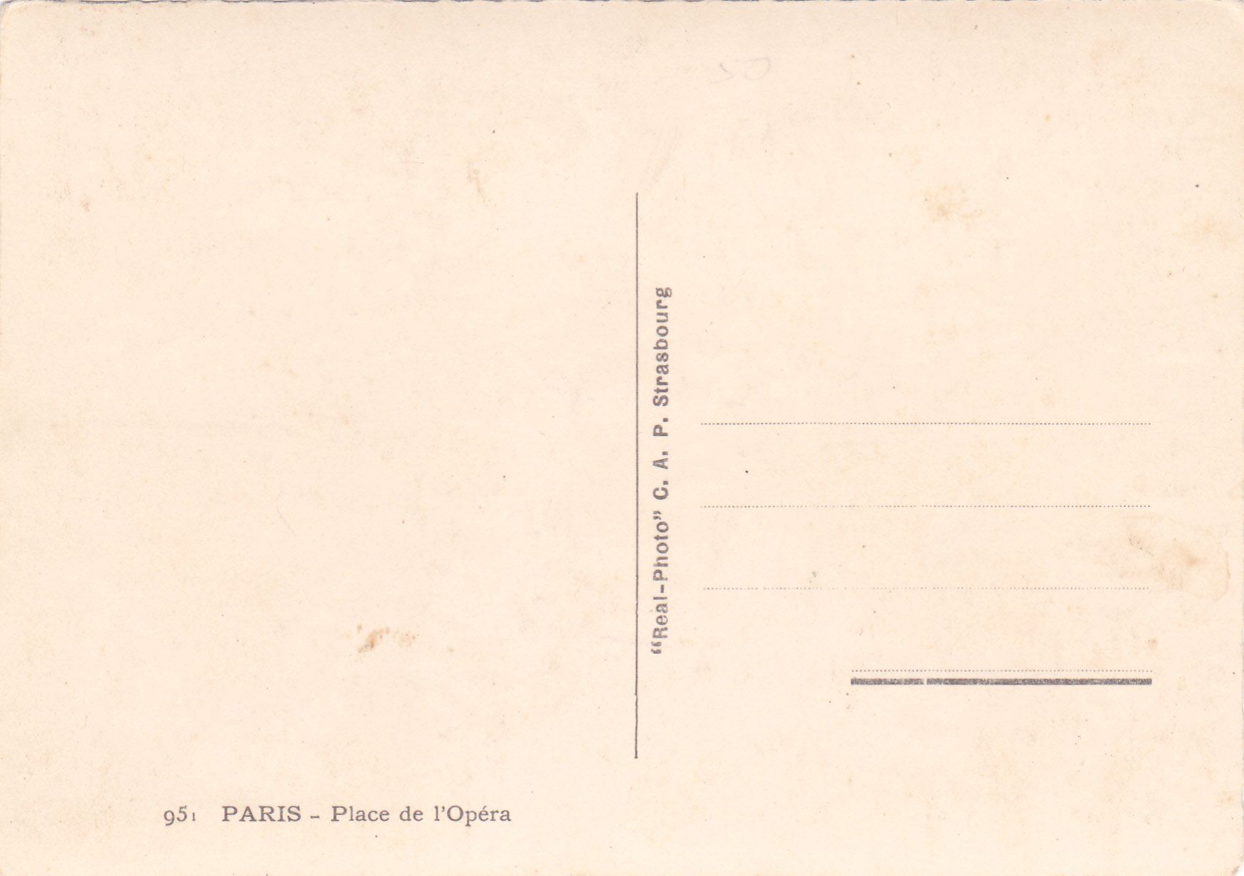 Paris - Place de l'Opéra (mit alten Autos) /ad (Gebraucht) in ...