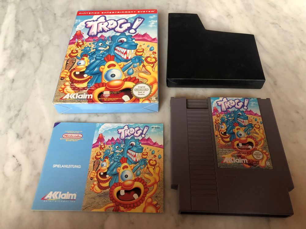 TROG SPIEL FÜR NINTENDO NES IN ORIGINALSCHACHTEL (Gebraucht) in ...