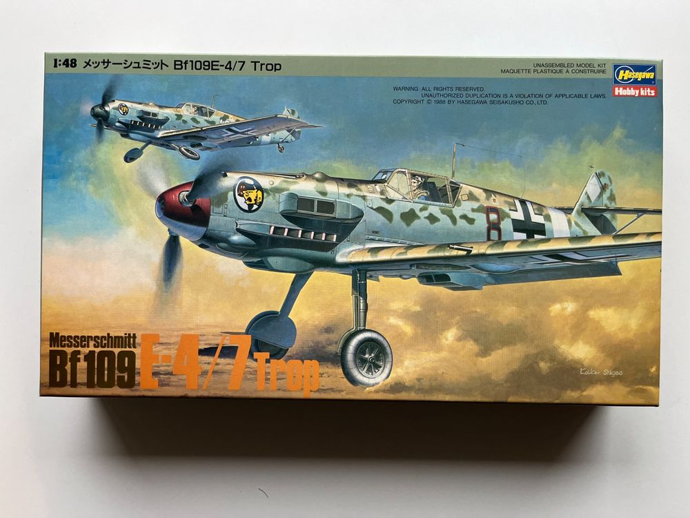 Haseg.: 1/48 Messerschmitt Bf 109 E-4/7 Trop | Kaufen auf Ricardo