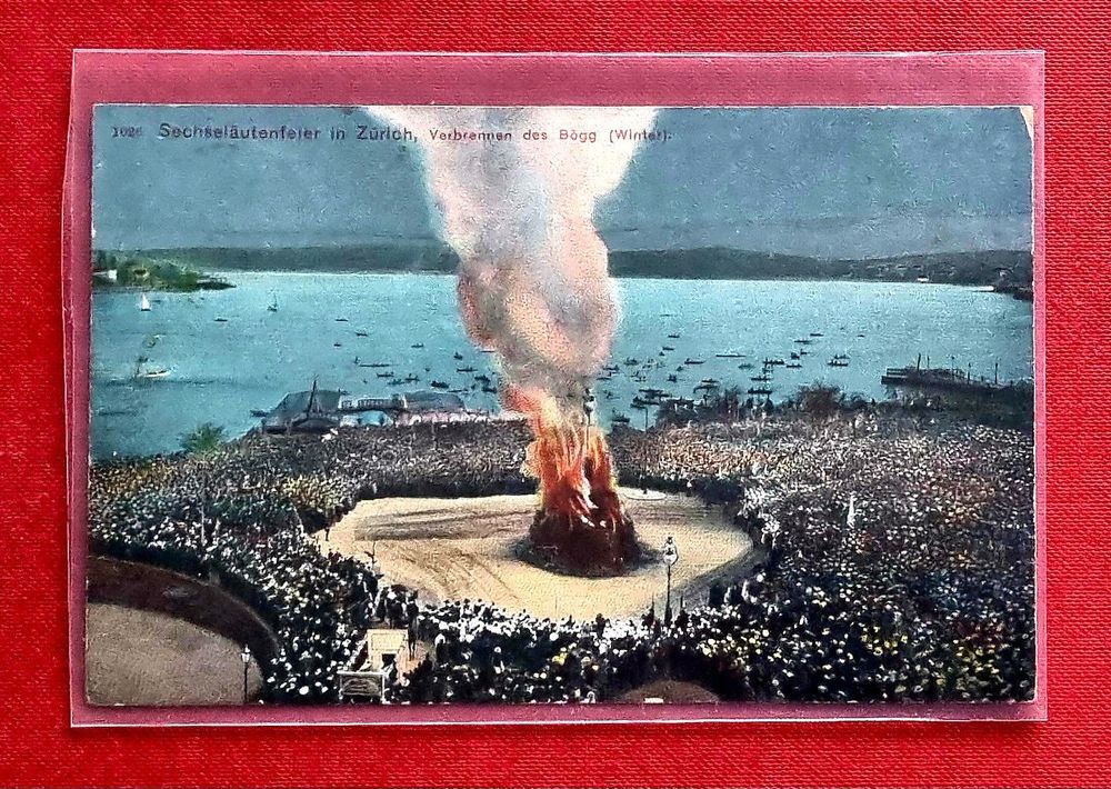 Zürich - Sechseläuten - Verbrennen des Bögg (Gebraucht) in Rothrist für ...