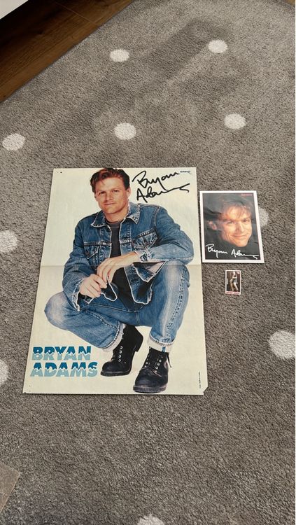 Bryan Adams Poster mit Signatur (Gebraucht) in Lyss für CHF 1 – mit Lieferung auf Ricardo kaufen