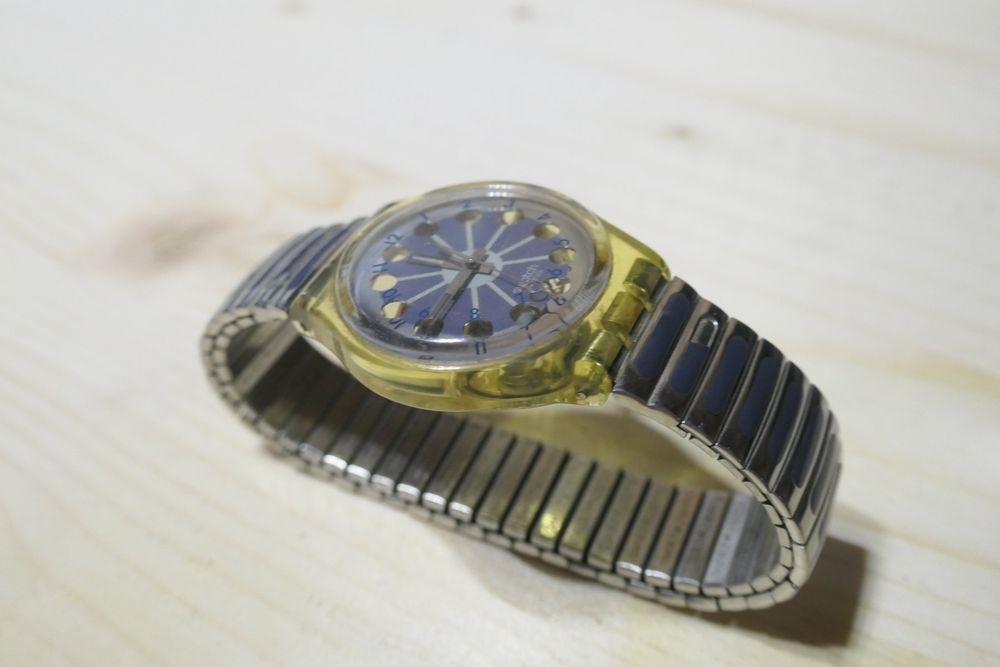 Swatch Gent "BLUE SEGMENT" GK148, neue Batterie . | Kaufen auf Ricardo