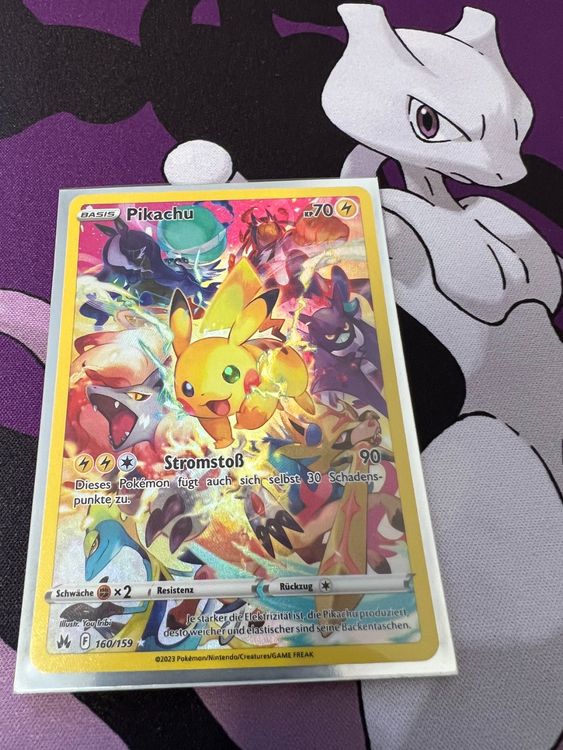 Pikachu (CRZ 160) / Pokemon DE / Zenit der Könige (Neu (gemäss ...