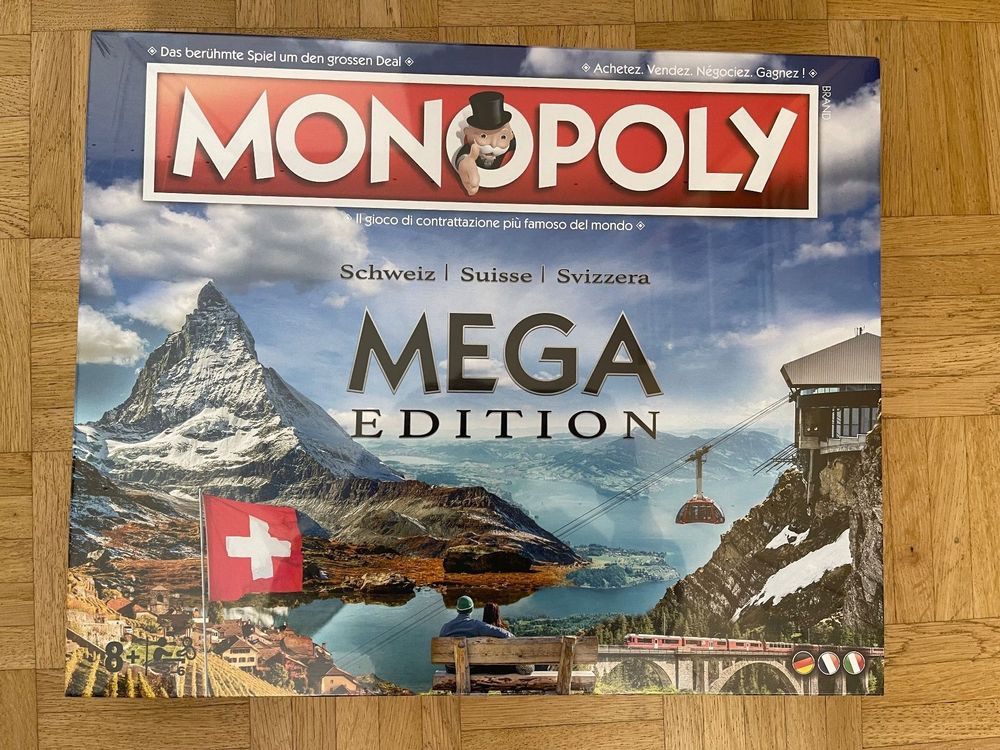 Mega Monopoly Schweiz Hasbro (NEU) (Neu und originalverpackt) in Zürich für CHF 35 – mit ...