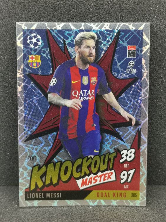 Match attax 2024 /25 Extra Lionel Messi Knockout Master (Gebraucht) in ...