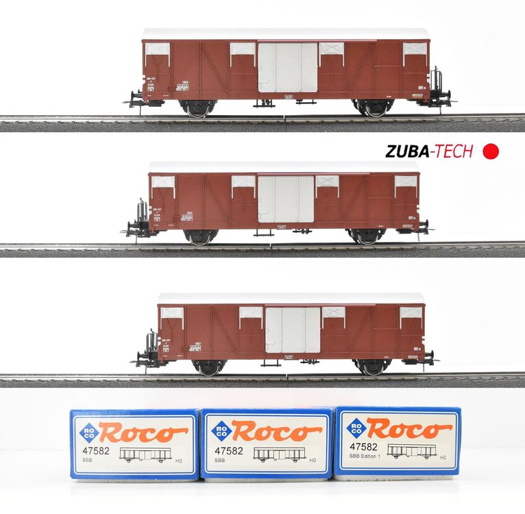 Roco 3x Güterwagen der SBB H0 GS mit OVP (Gebraucht) in St. Gallen für CHF 48 – mit Lieferung ...