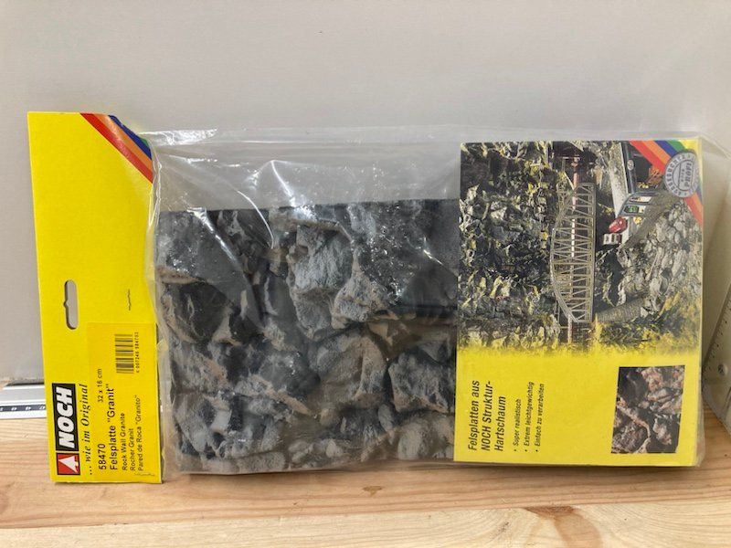 NOCH H0 58470 Felsplatte "Granit" (Neu und originalverpackt) in ...