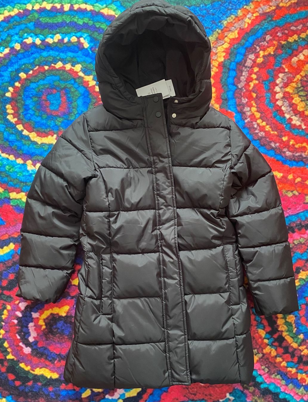 Neuer Wintermantel von MANGO, 146cm, anthrazit, mit Etikett (Neu und ...