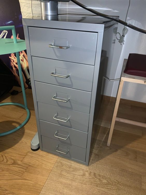 Ikea Schubladenelement Helmer grau | Kaufen auf Ricardo
