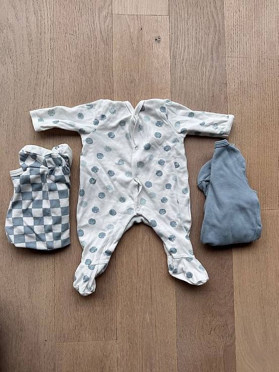 3 La Redoute Schlafanzüge, Gr 56/62, Blau und Muster (Gebraucht) in ...