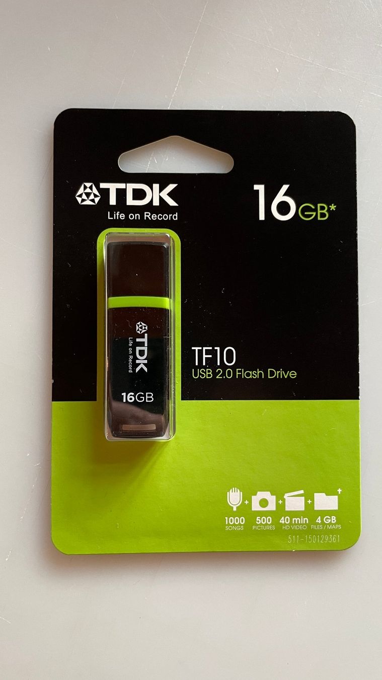 TDK USB Stick 16 GB, ungeöffnet, neu (Neu und originalverpackt) in Glattfelden für CHF 4.95 ...