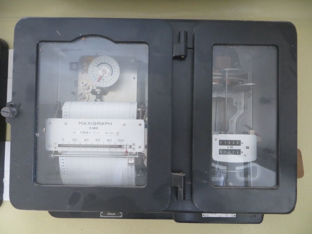 Maxigraph Drehstrom-Zähler Landis&Gyr 16000/110V, Jahr 1950 (Gebraucht) in Allenwinden für CHF ...