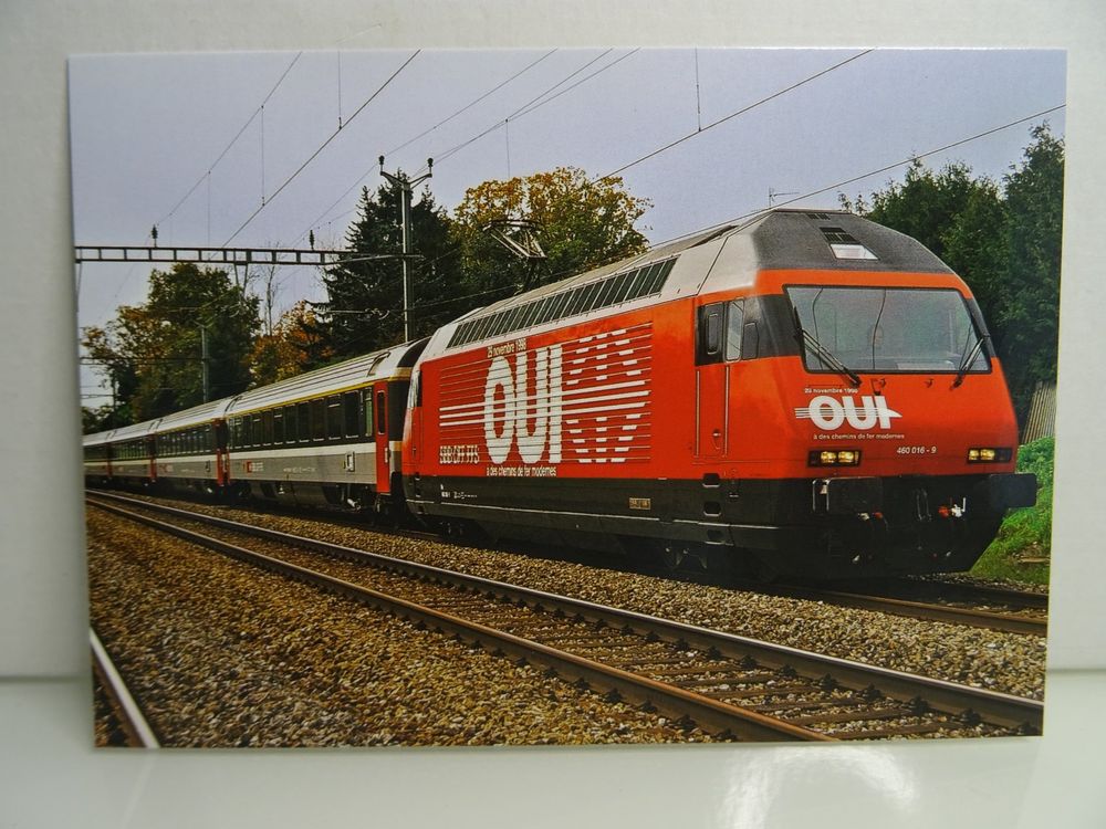 Postkarte SBB Re 460 016-9 Lok 2000 "FinöV" vor EC Zug | Kaufen auf Ricardo