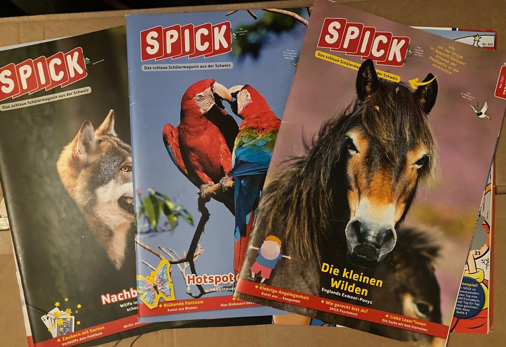 Tier-Magazine 4 x Spick und 17 x WWF | Kaufen auf Ricardo