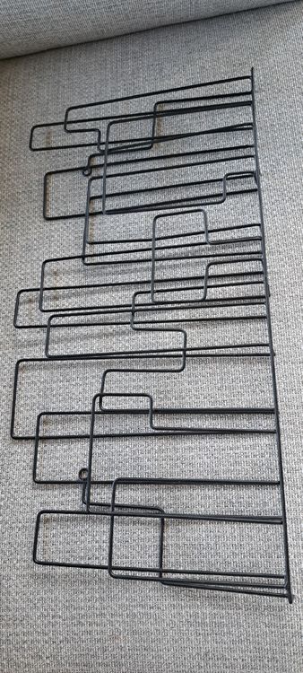 Vintage Wire Magazine Rack, Newspaper Holder, Wall Decor (Neu (gemäss ...