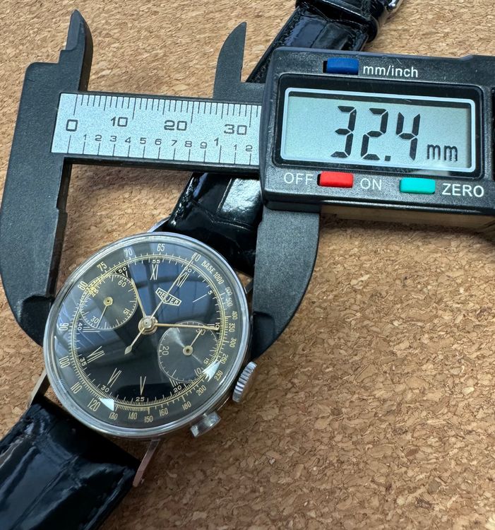 Heuer Gilt Chronograph 1930’s Landeron 13 Homme/Herren (Gebraucht) in ...