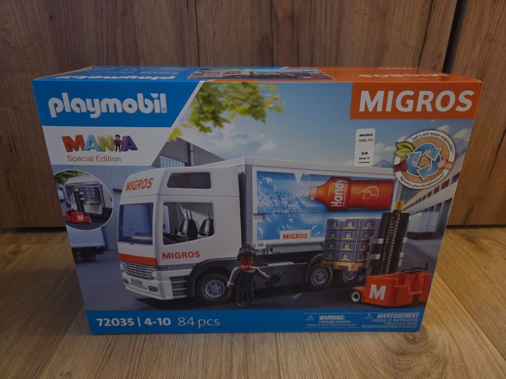 Playmobil Migros Mania Special Edition Lastwagen Neu! (Neu und ...