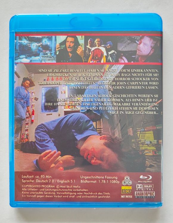 BD - Body Bags (USA 1993) John Carpenter, Wes Craven,... (Neu und ...