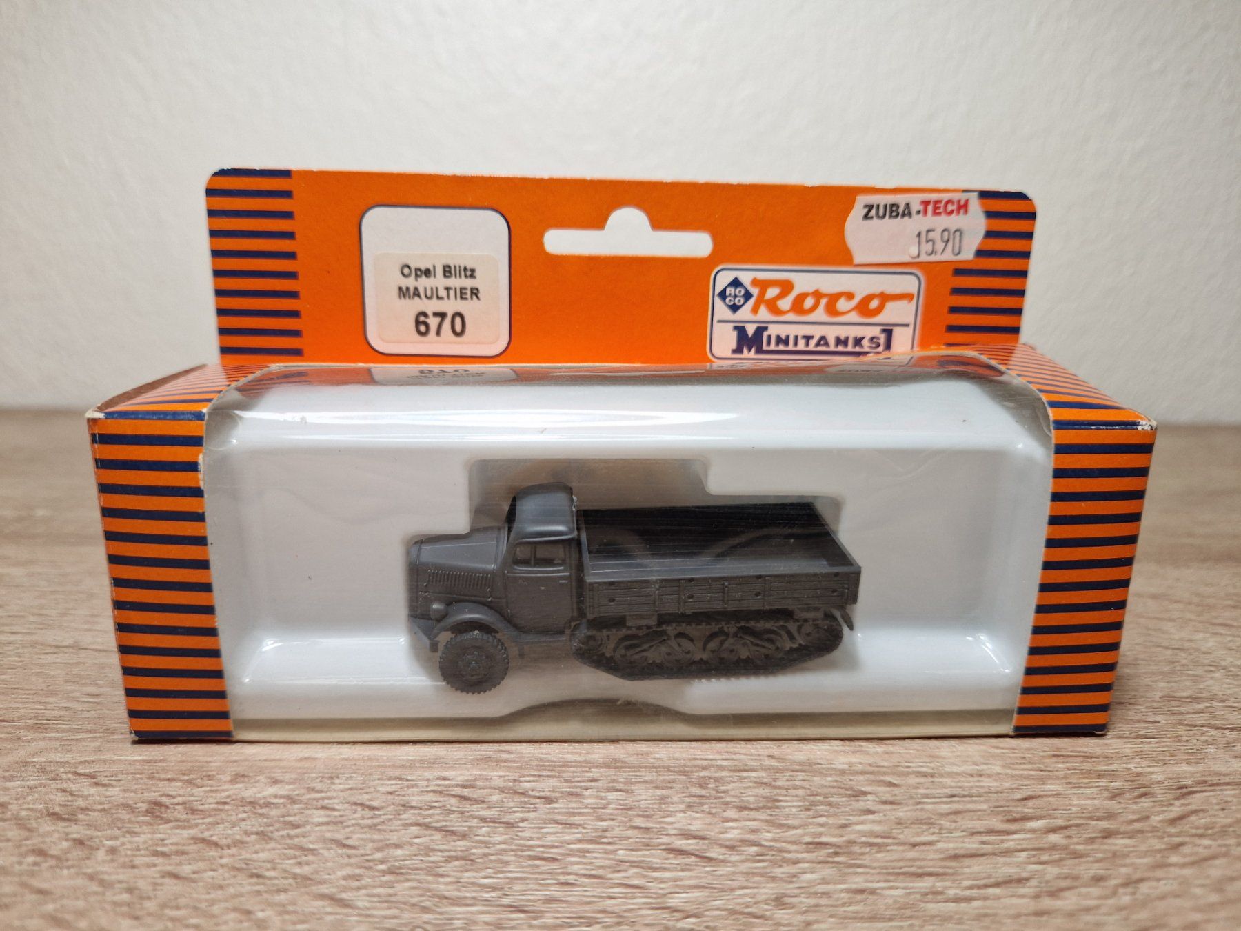 Roco Minitanks 670 Opel Blitz Maultier H0 OVP NEU (Neuf avec emballage ...