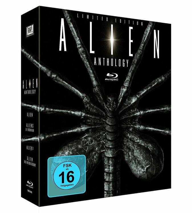 ALIEN Anthology Boxset (1979-97) Sigourney Weaver/6-BDs/RAR (Neu ...