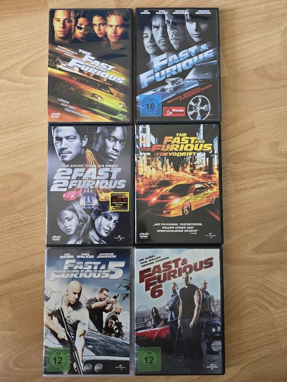 6 DVDs Fast & Furious 1-6 (Gebraucht) in Uffikon für CHF 18 – mit Lieferung auf Ricardo kaufen